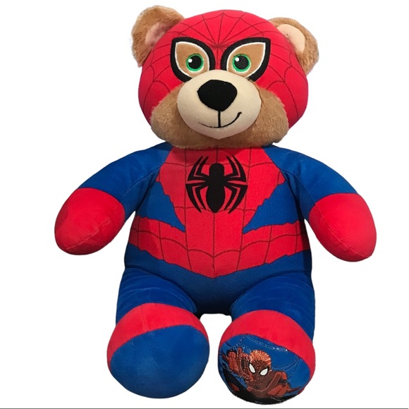 Build-A-Bear | Toys | Marvel Spiderman Build A Bear Plush Bear | Poshmark